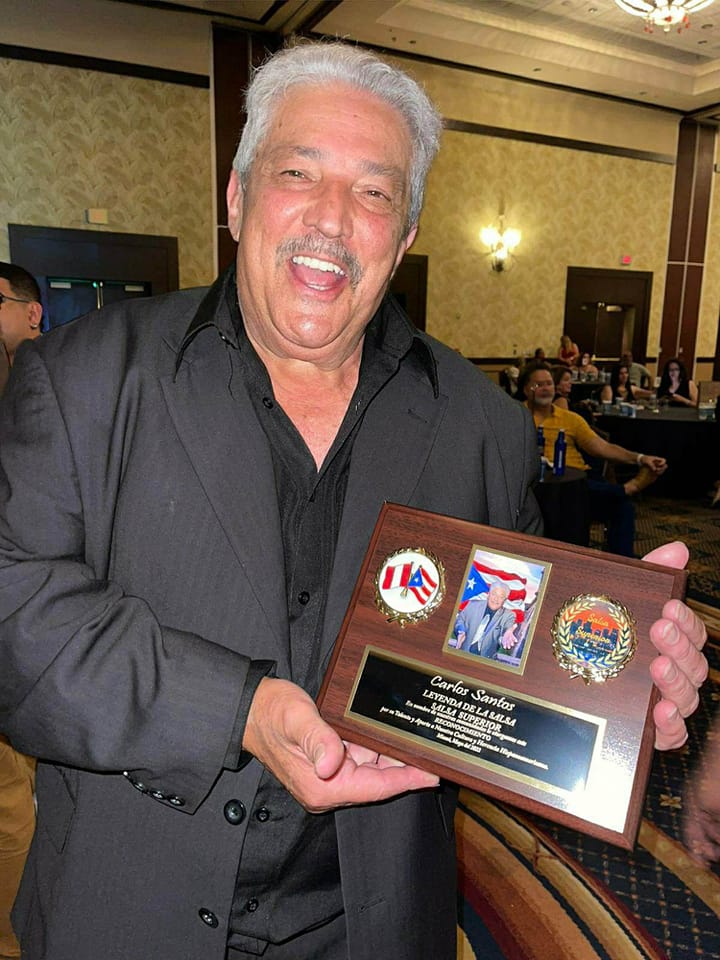 Carlos Santos Leyenda Viva de la Salsa… Cumple un año mas de vida ...